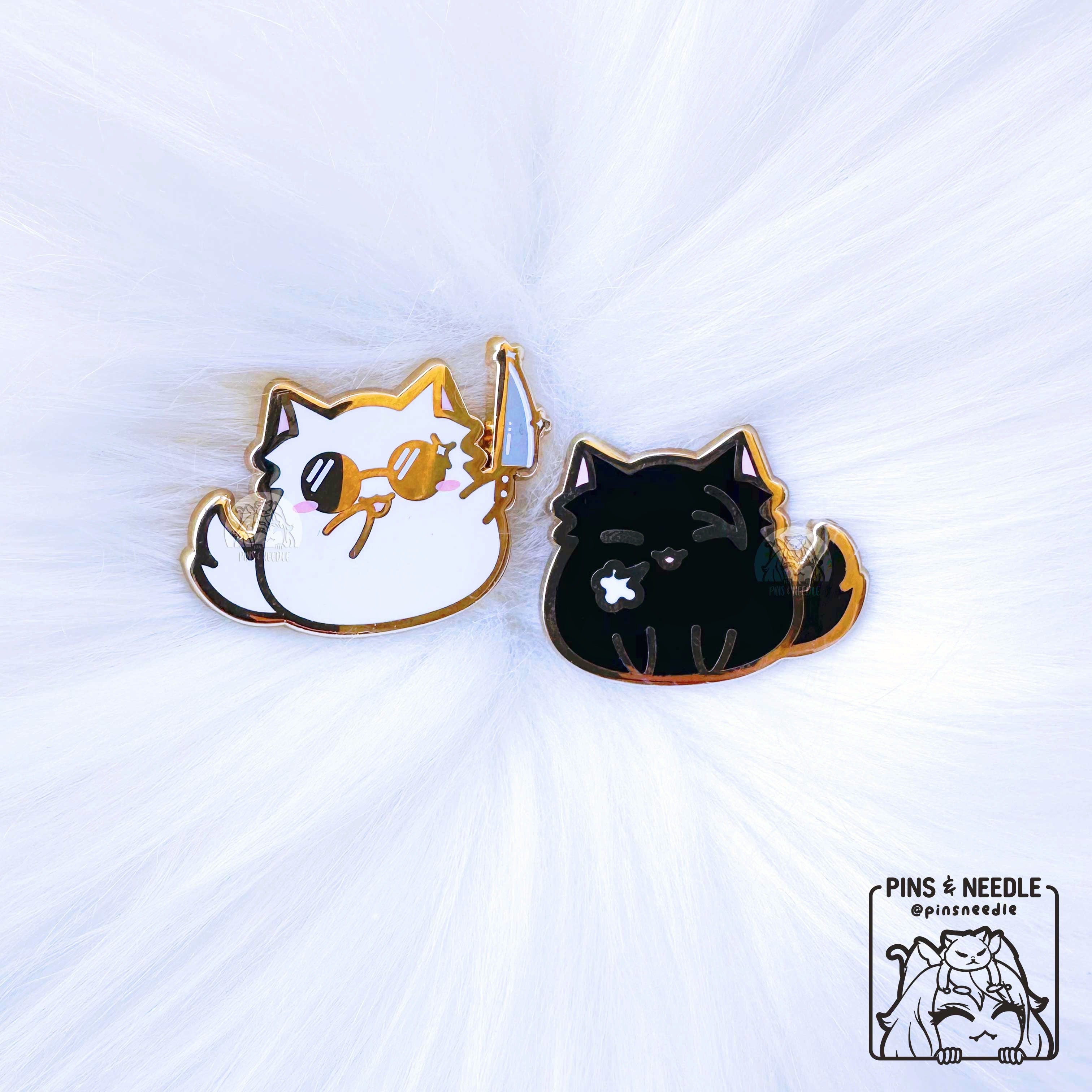 [SET] Gojo Geto Mischief Cats | Hard Enamel Pins – Pins & Needle