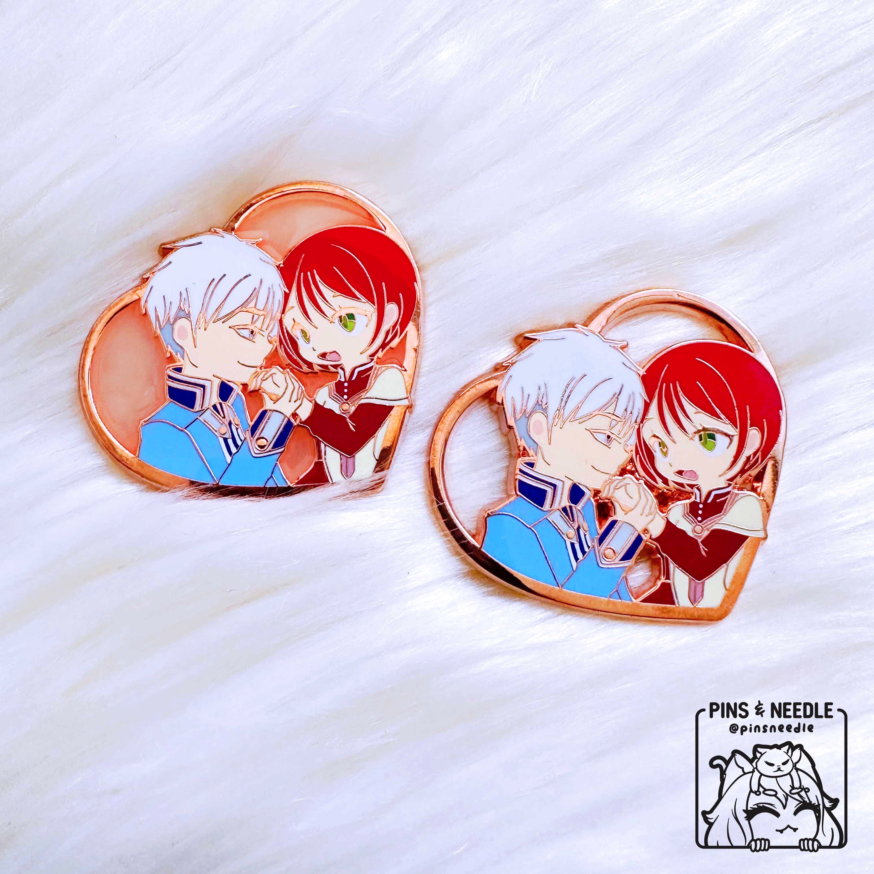 Pins & Needle | Shirayuki x Zen | Anime OTP Series TWO | Hard Enamel Pin