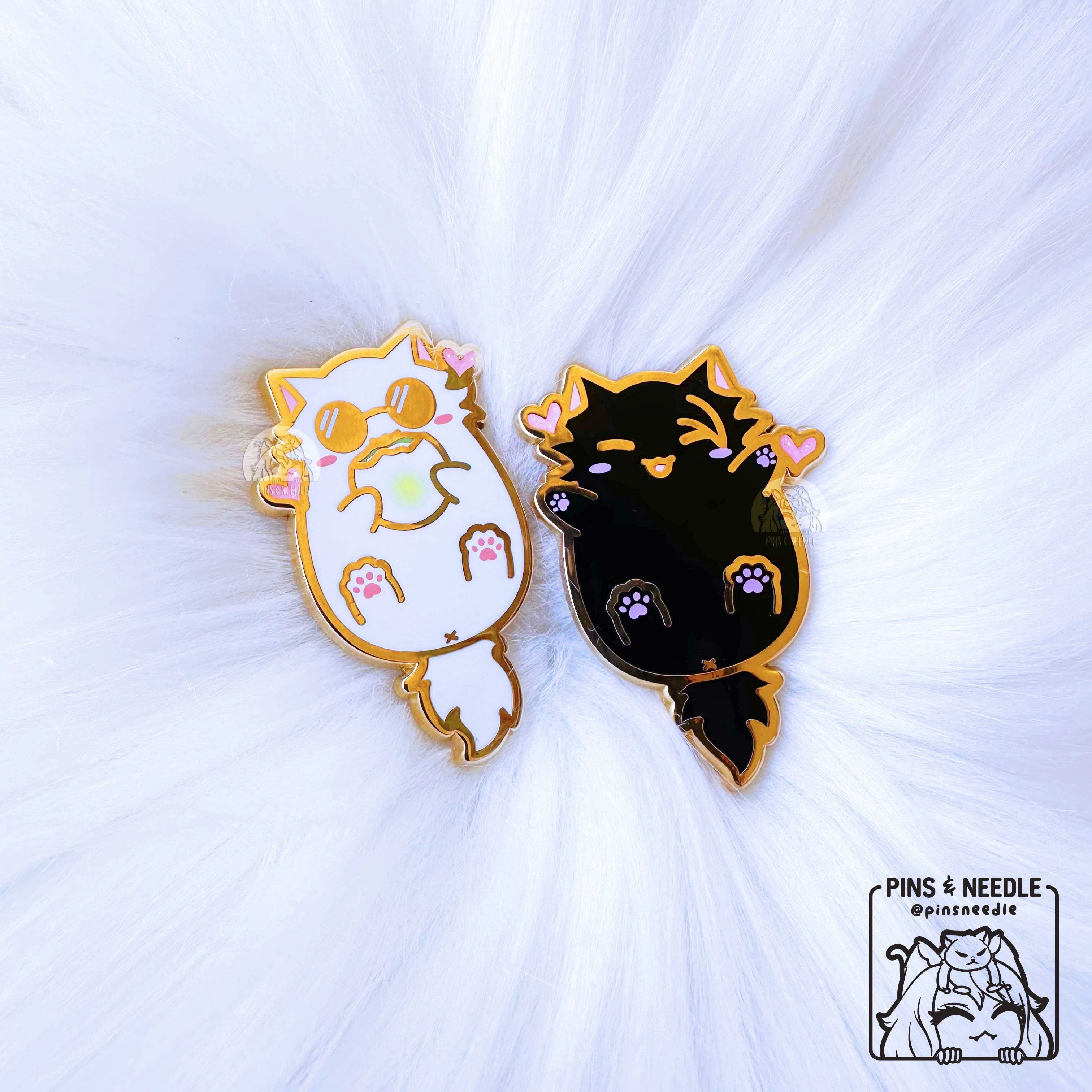 [SET] Gojo Geto Sweet Cats | Hard Enamel Pins – Pins & Needle