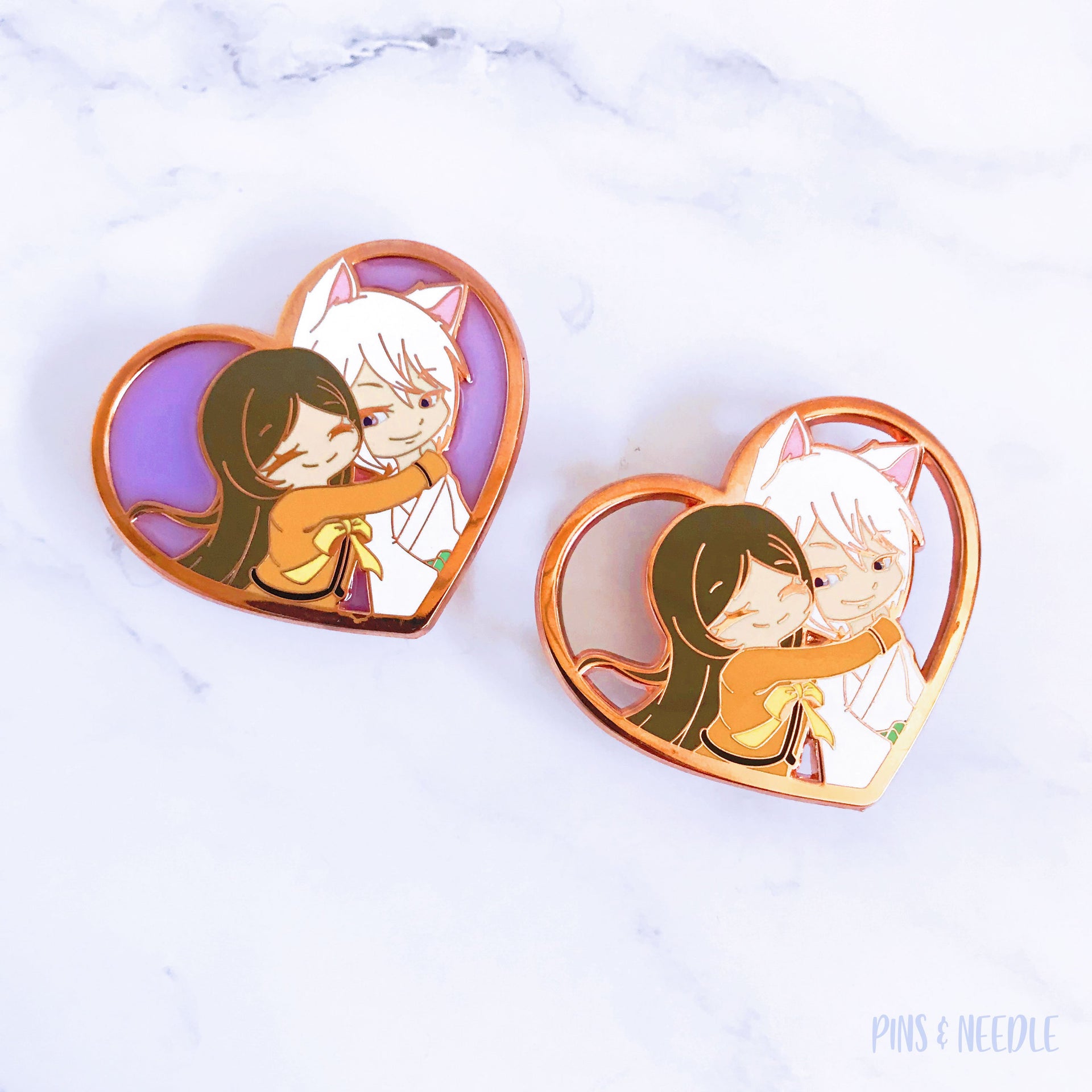 Pins & Needle | Tomoe x Nanami | Anime OTP Series ONE | Hard Enamel Pin